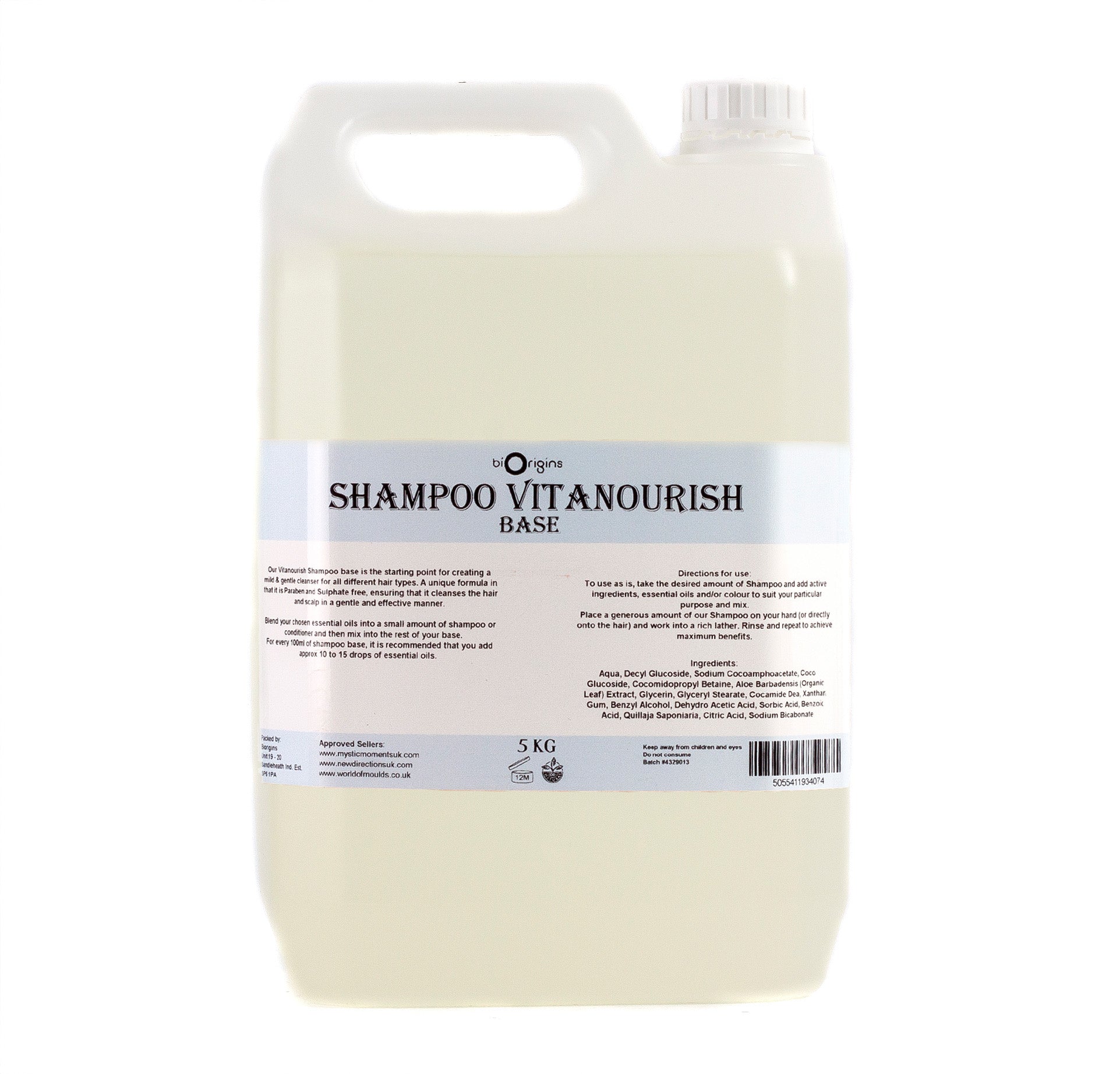 Shampoo Vitanourish Base - S&P Free — Mystic Moments UK