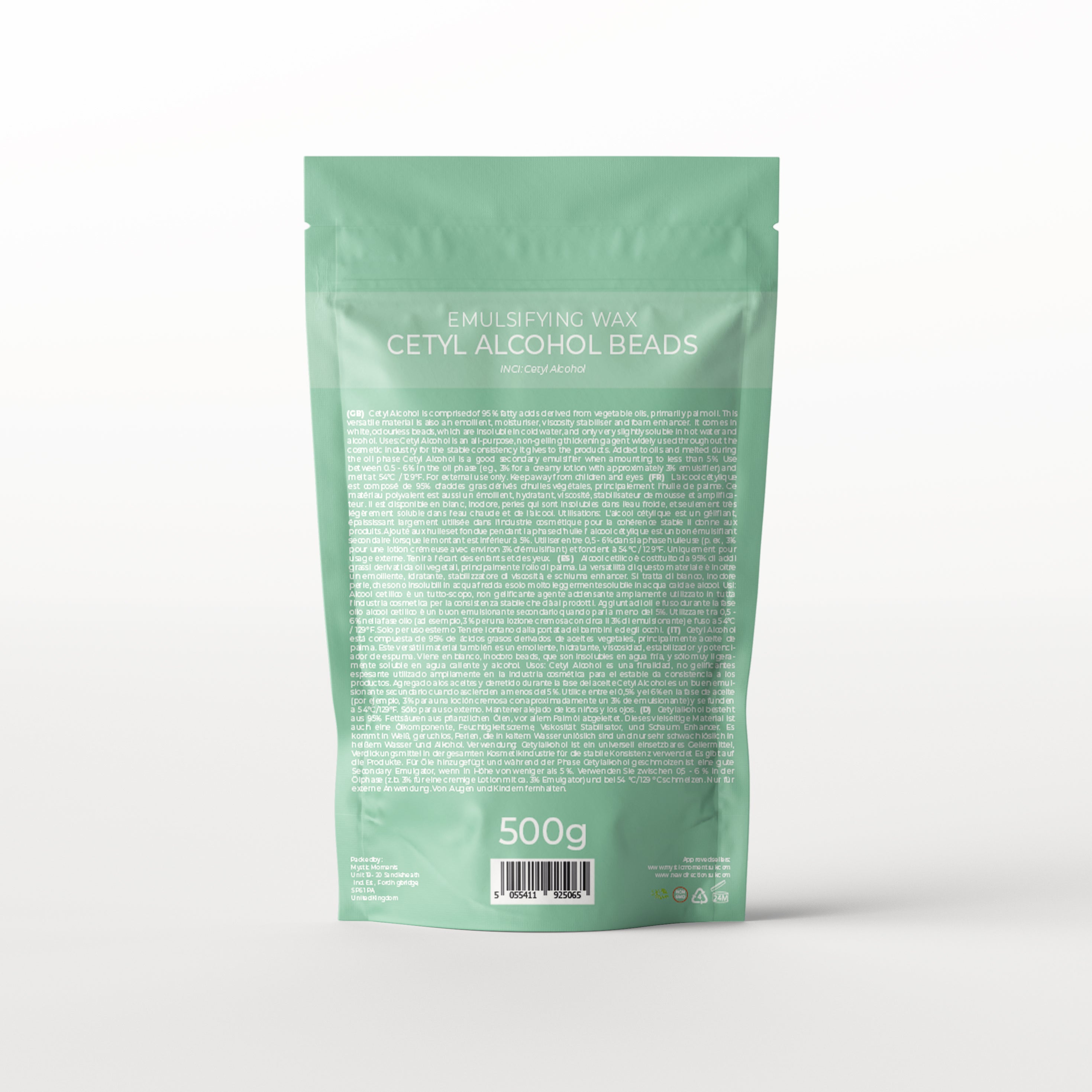 Cetyl Alcohol Beads - Cosmetic Waxes — Mystic Moments UK