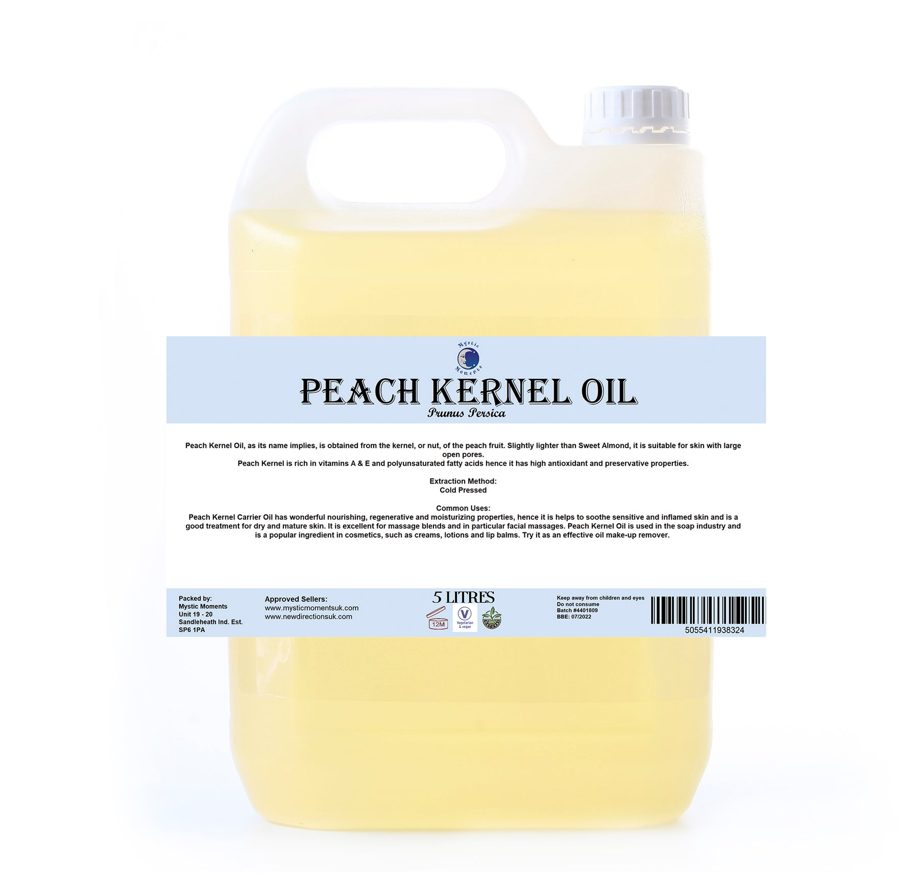 Peach Kernel Carrier Oil – Mystic Moments UK