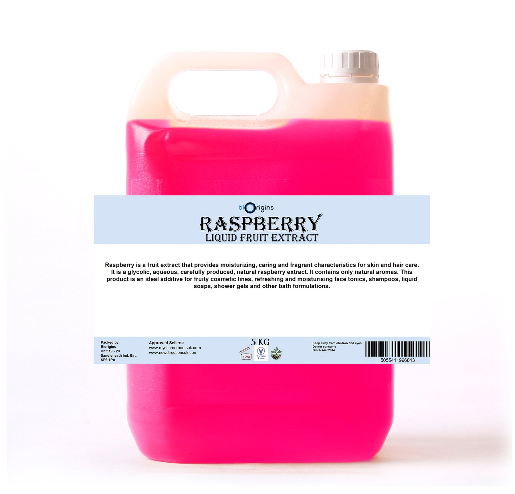 Raspberry Liquid Fruit Extract – Mystic Moments UK