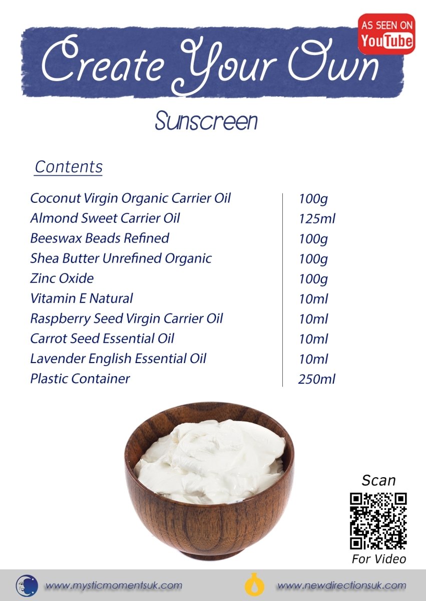Create Your Own - Sunscreen – Mystic Moments UK