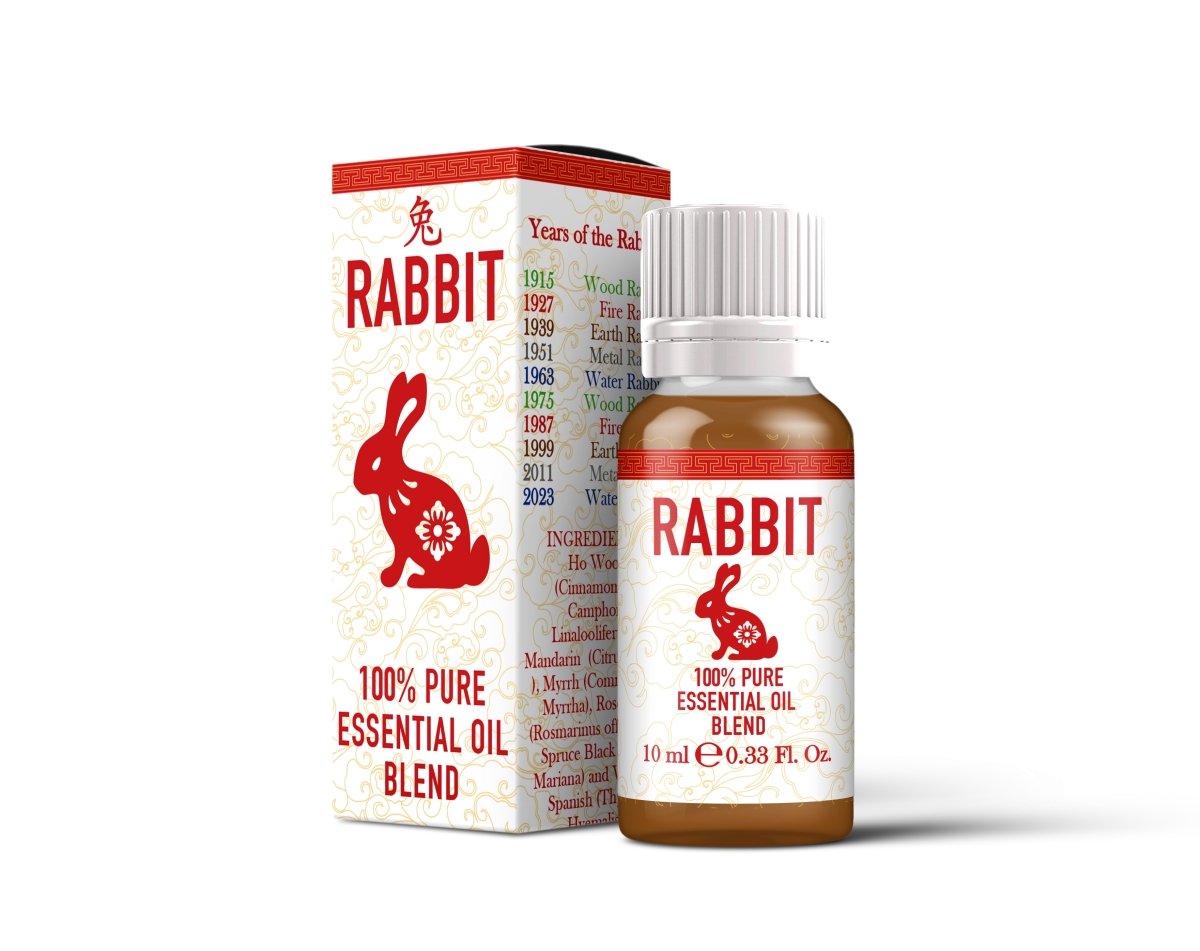Rabbit - Chinese Zodiac Essential Oil Blend – Mystic Moments UK